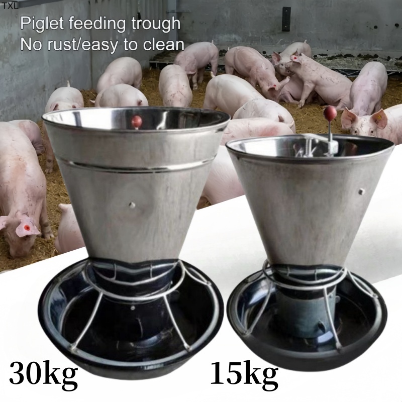 15/30KG piglet feeder automatic pig feeder stainless pakainan ng baboy ...