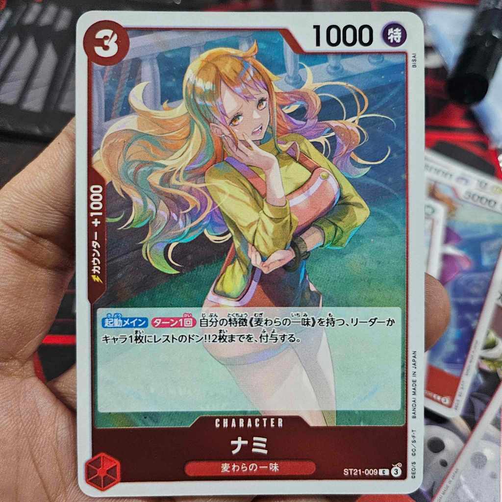One Piece TCG ST21-009 C Nami [FOILED CARD] | Shopee Philippines
