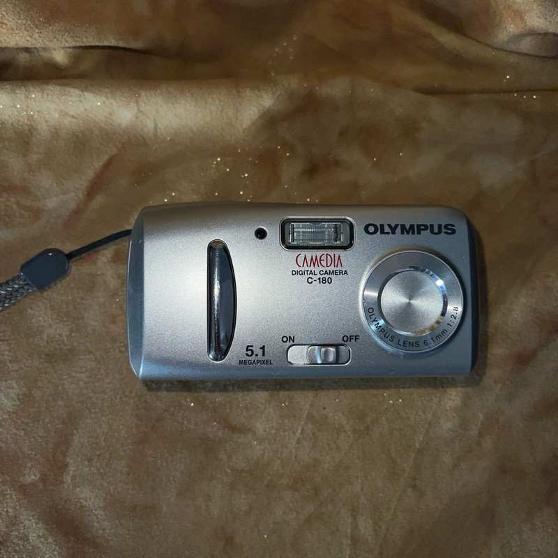 Olympus Camedia C-180 Digital Camera 5 MP Digicam Tested Silver ...