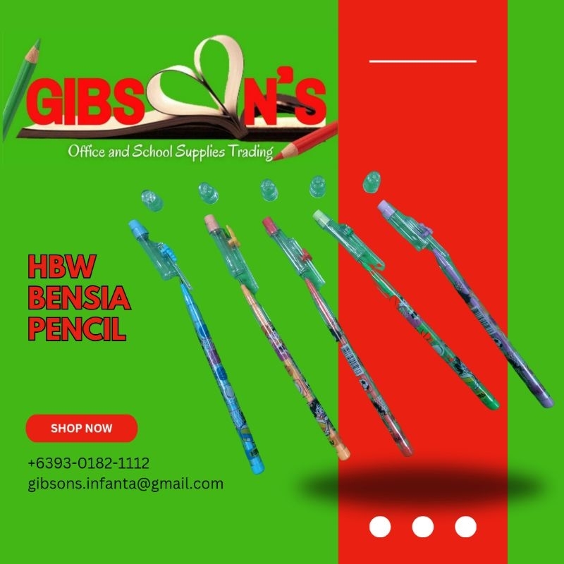 HBW ORIGINAL BENSIA PENCIL | Shopee Philippines