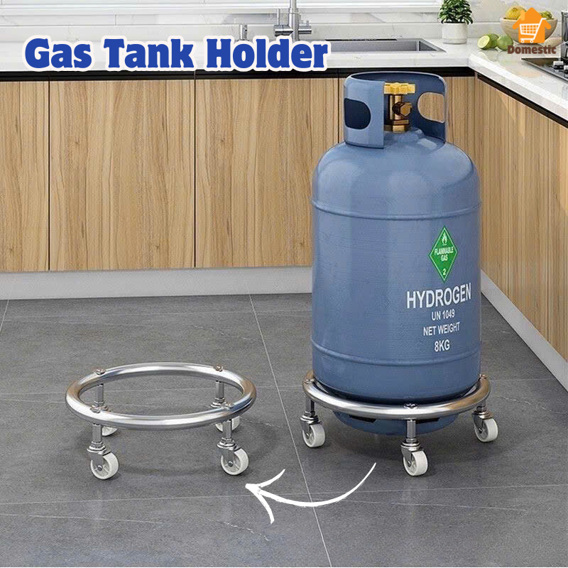 Propane Cylinder Base Propane Tank Stand Dolly with Wheels Gas Cylinder ...