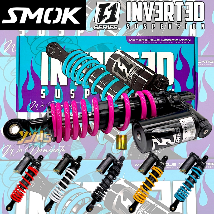 SMOK T1 SERIES INVERTED SUSPENSION 300MM REAR SHOCK FOR MIO/CLICK/BEAT ...