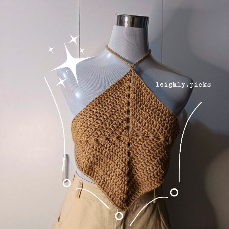 Diamond Shaped Crochet Top (Limited Edition) | Shopee Philippines