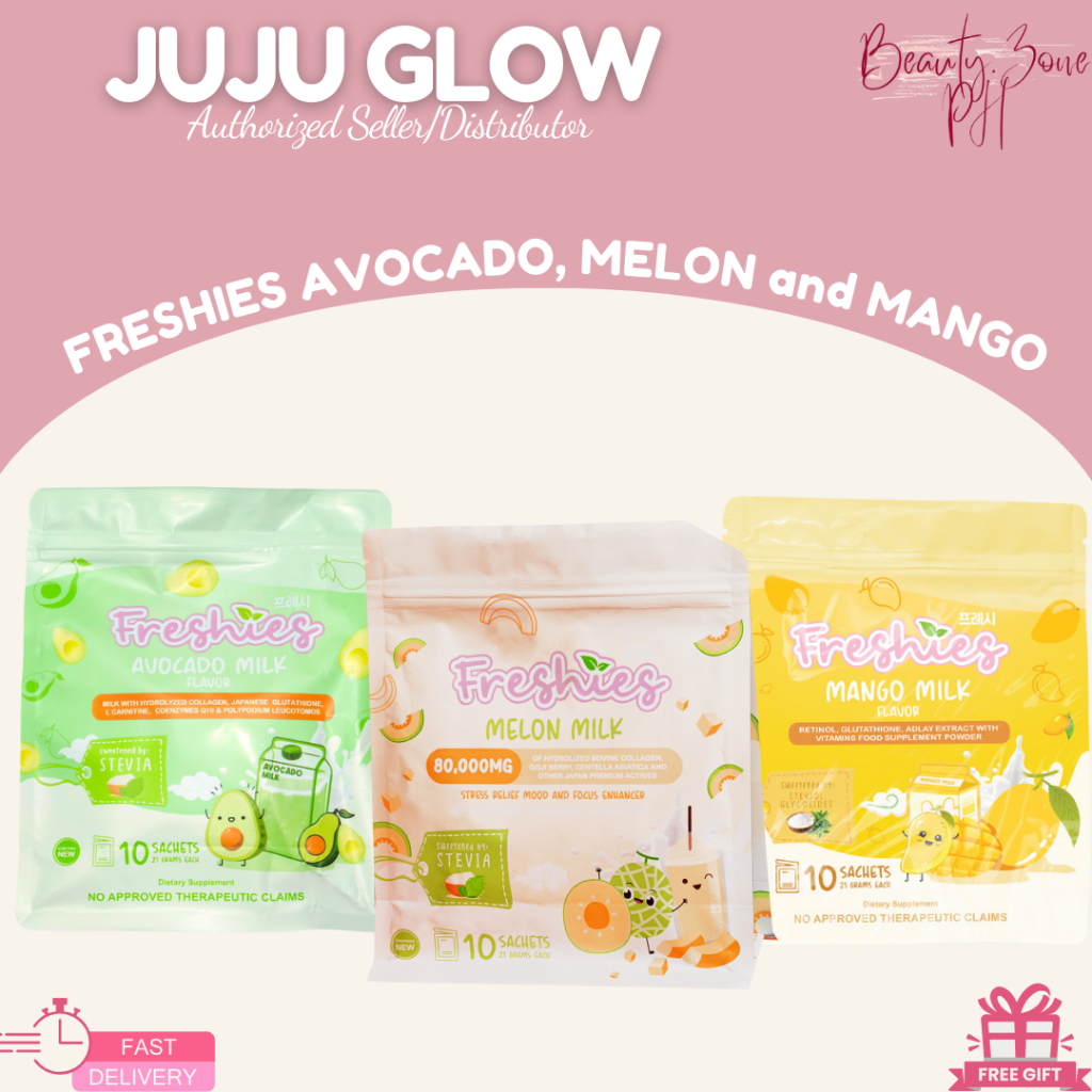 JUJU GLOW FRESHIES Milk Melon, Mango & Avocado for glowing skin ...