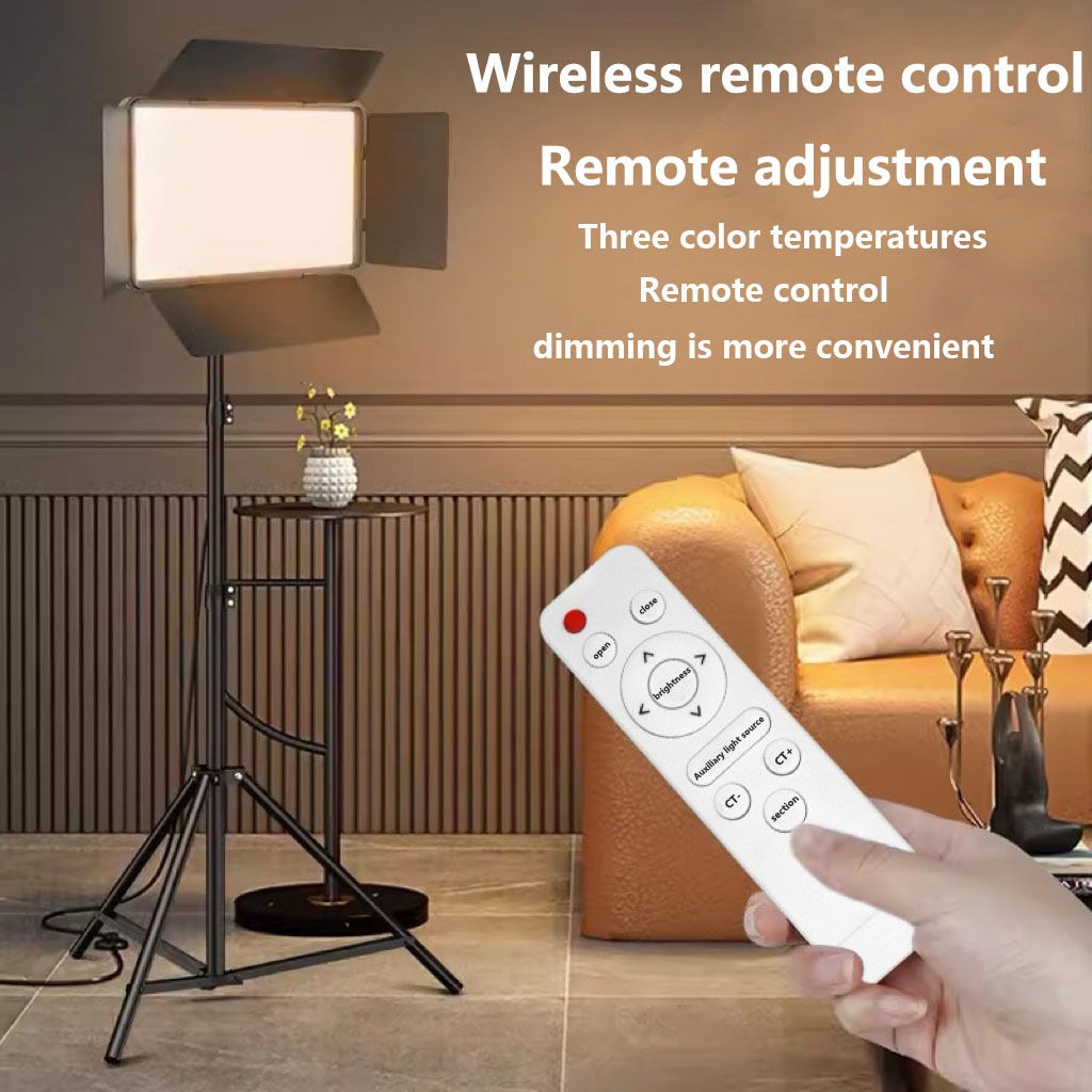 11 inch LED fill light with baffle photography panel light with 2.1m ...