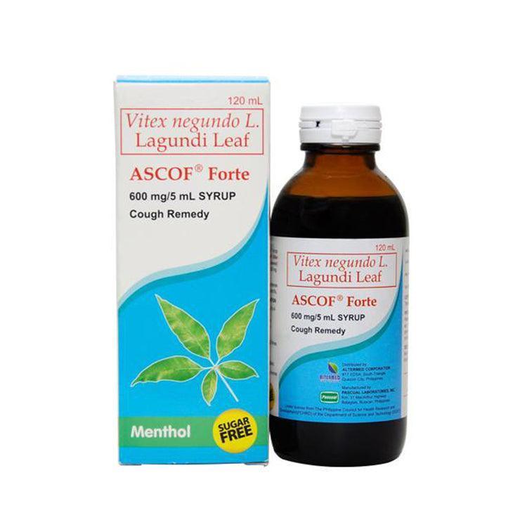 Ascof Forte Menthol SF 120 ml Syrup | Shopee Philippines