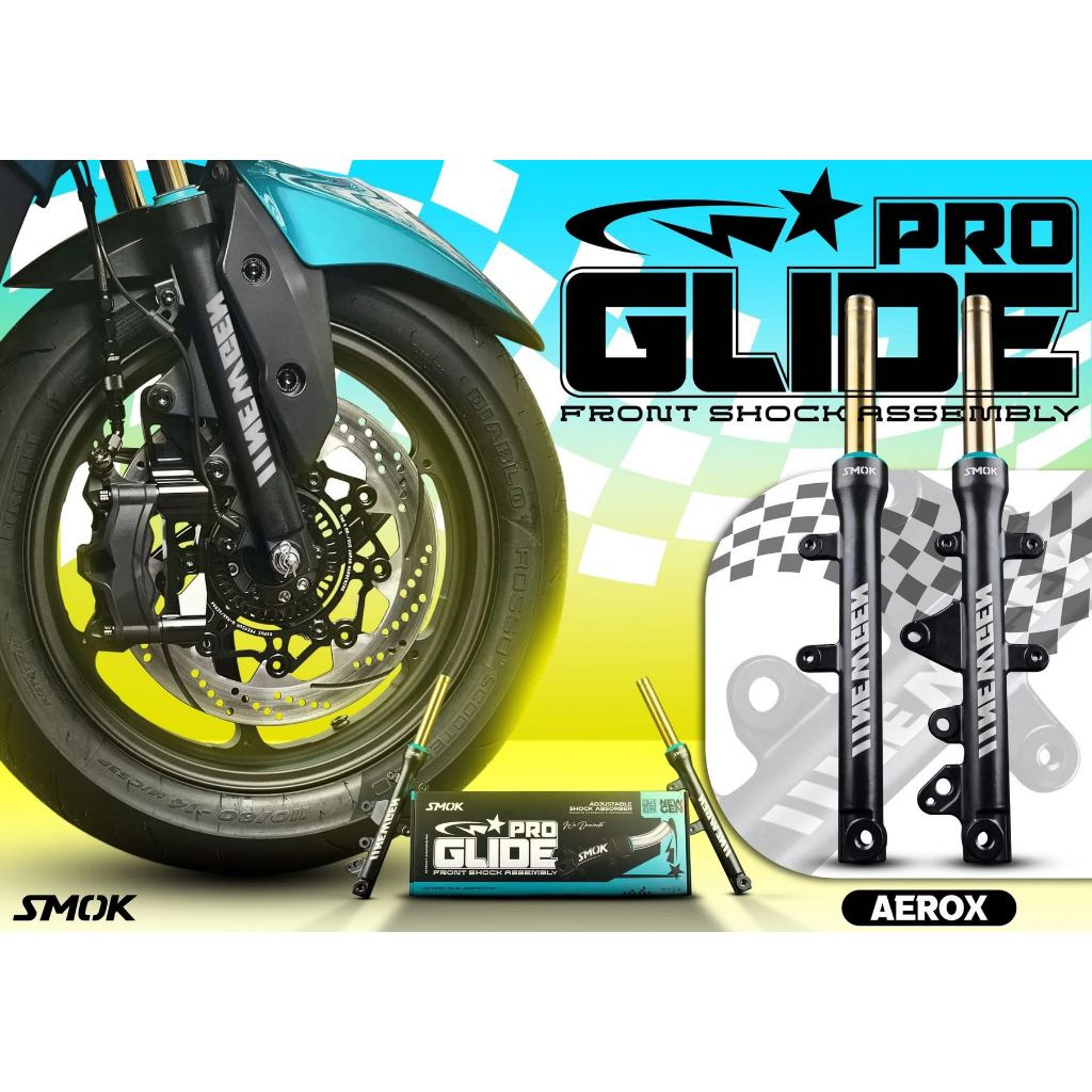 SMOK PRO GLIDE FRONT SHOCK FOR SNIPER150/SNIPER155/WAVE 125/WAVE 100 ...