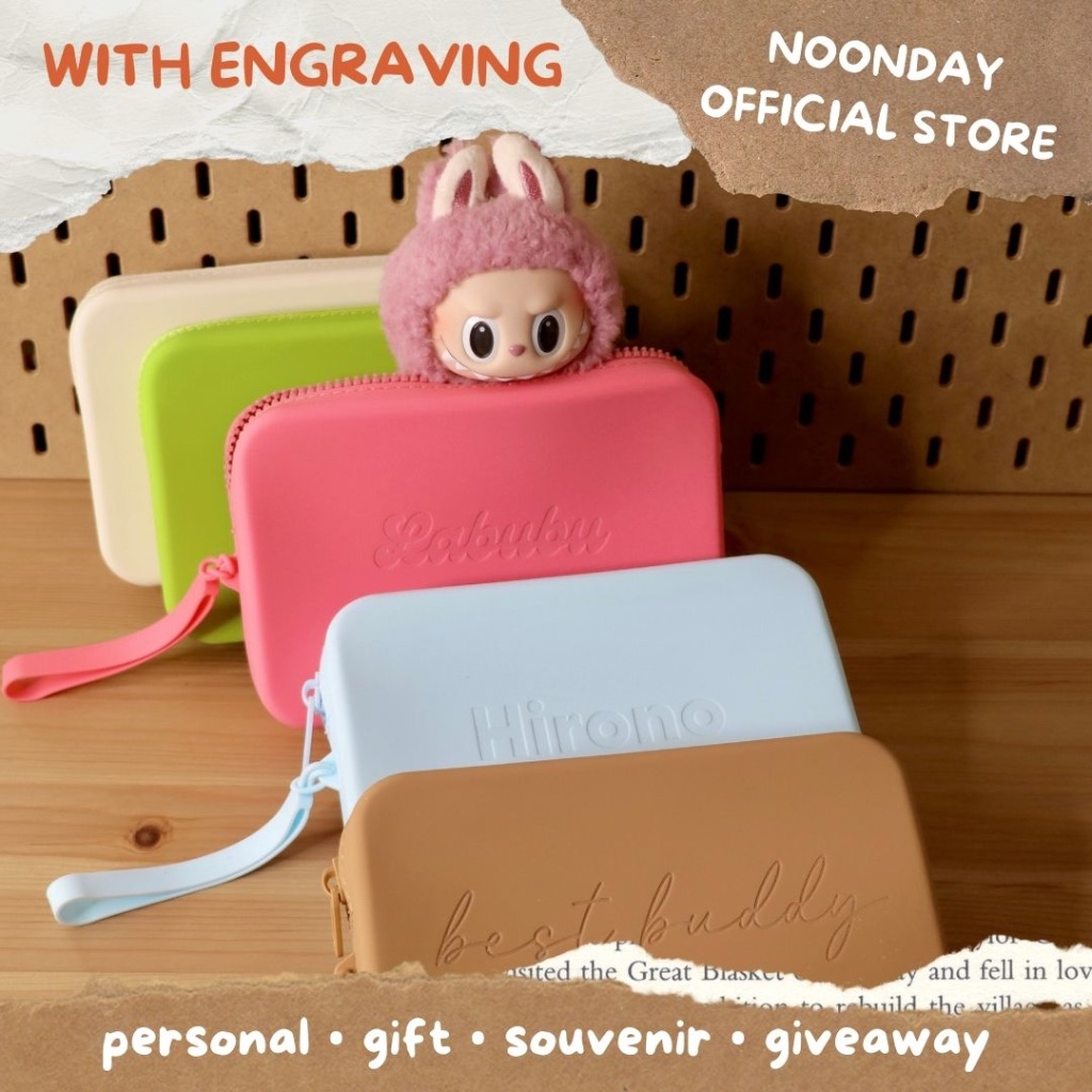 Rectangle Pouch (XL) | Premium Silicone Personalized Organizer Wallet ...