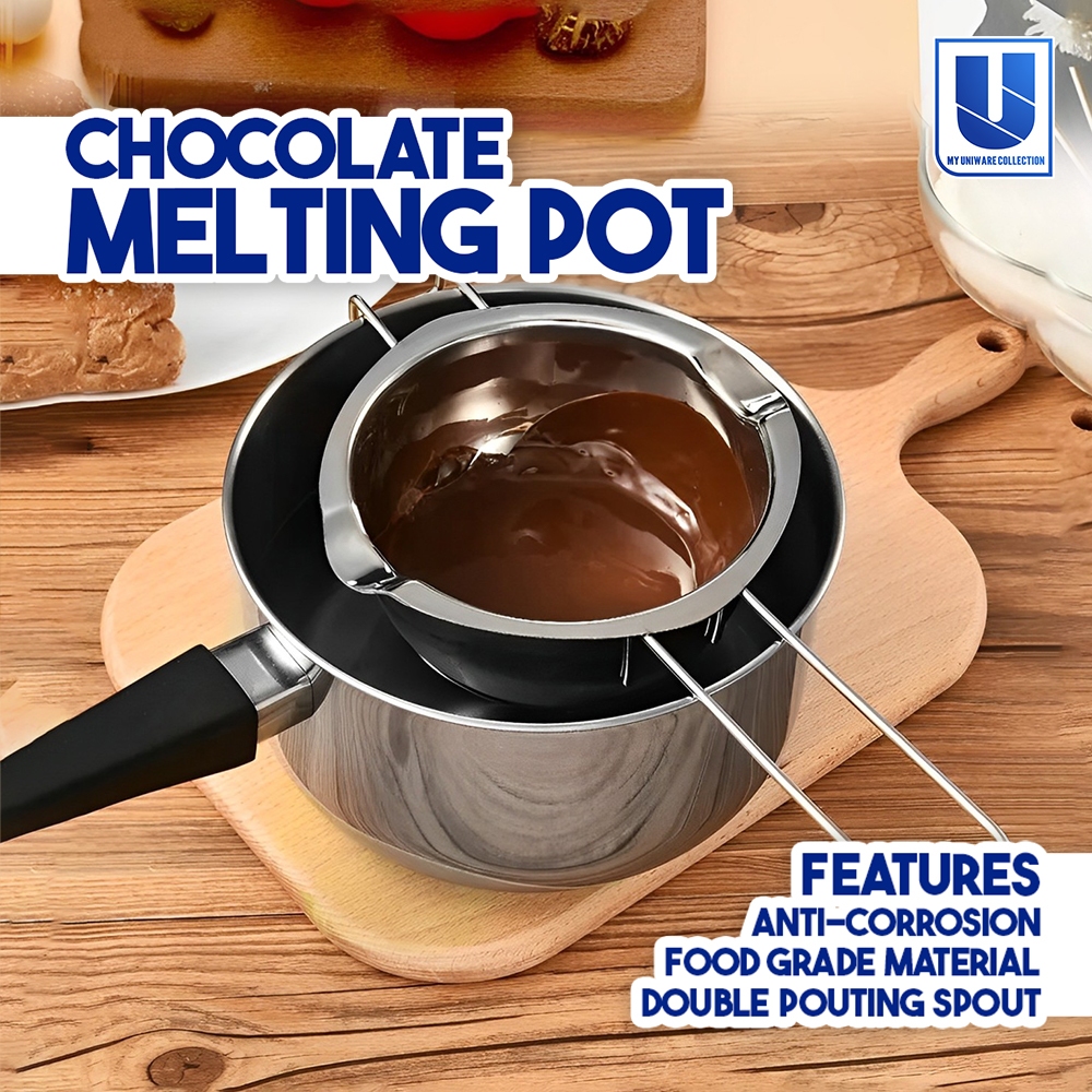 Stainless Steel Chocolate Melting Pot Butter Cheese Heating Pot Food ...