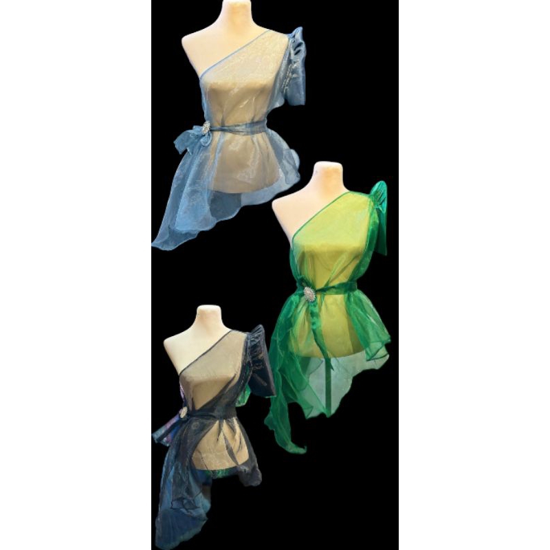 Filipiniana One sided Venus Cut cover up | Shopee Philippines