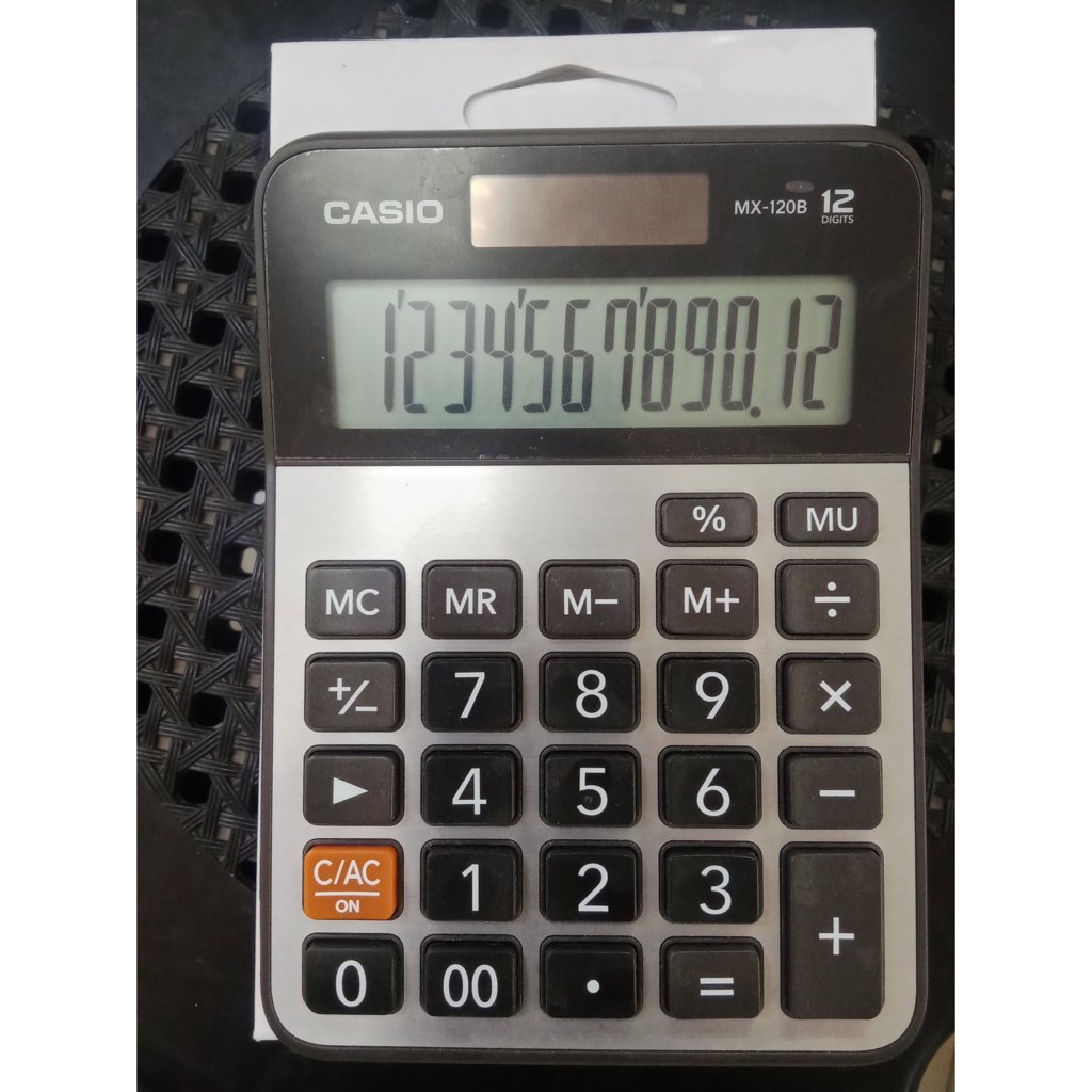 Casio MX120B BK Calculator | Shopee Philippines