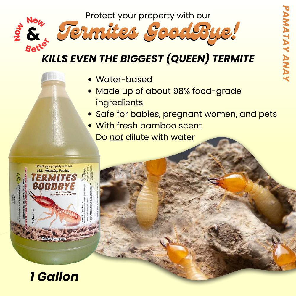 1 Gallon Termites GoodBye / Pamatay Anay / termite killer pesticide ...