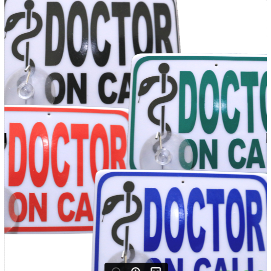 DOCTOR ON CALL (MD VINYL CAR PLATES STICKER) | Shopee Philippines