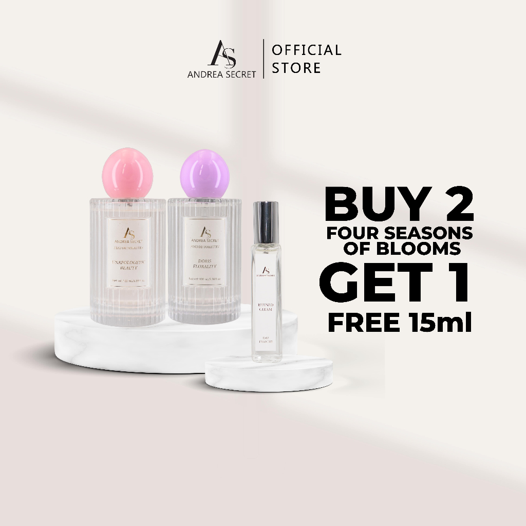【2PCS】Andrea Secret Four Season Bundles | 100ML | Women Perfume | Long ...