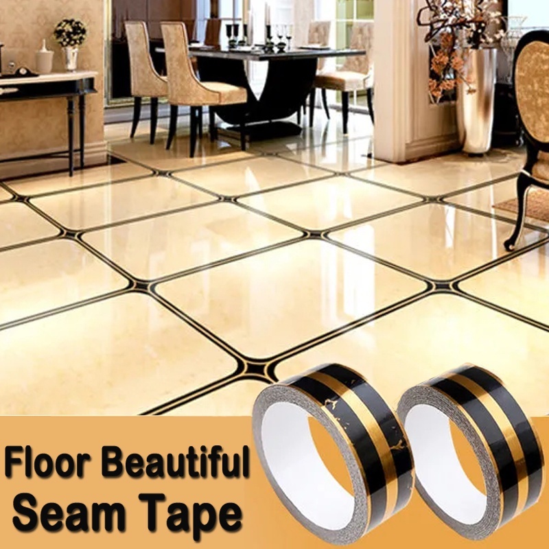 Gold 500CM Tile Gap Sticker Ceramic Tile Gap Decor Waterproof Tape ...