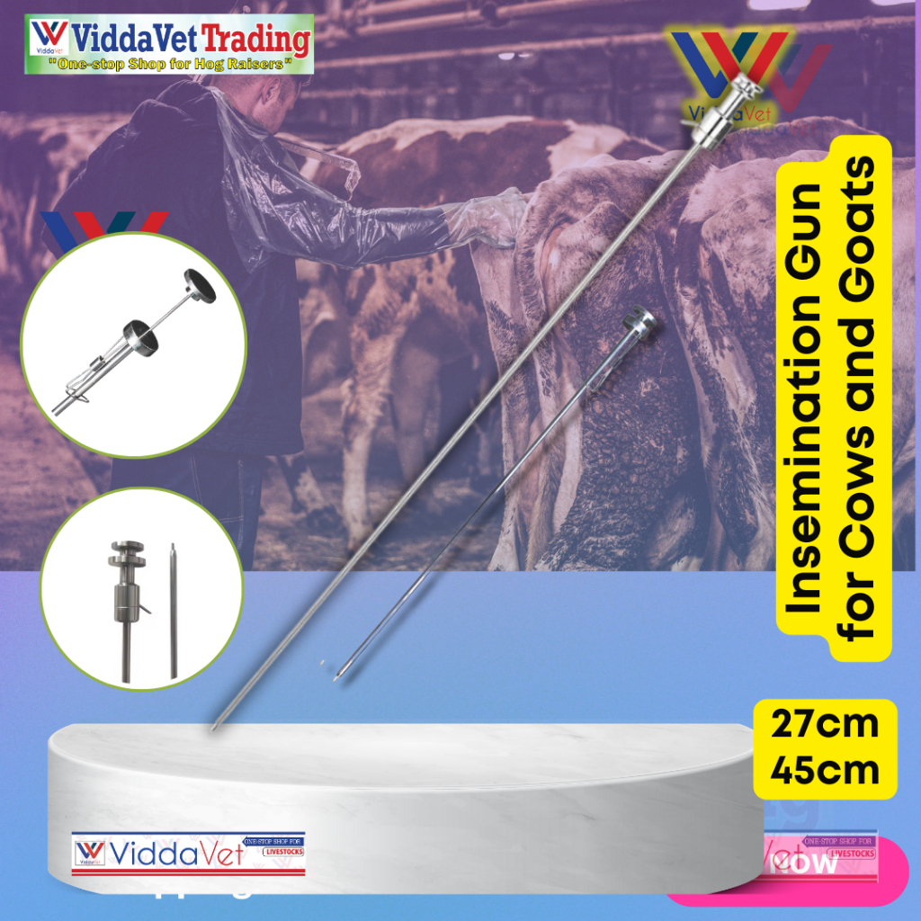 Ai gun for cattle Spring-type cattle insemination gun 0.25 cattle ...