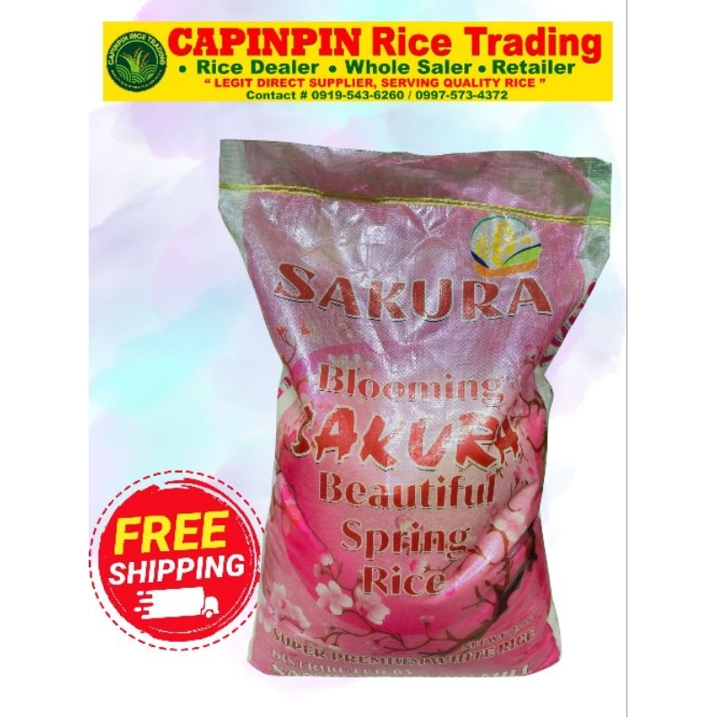 SAKURA JAPANESE RICE 25 kg | Shopee Philippines
