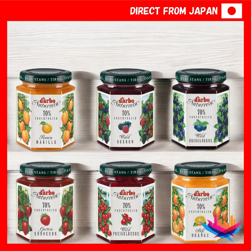 Darbo Fruit Jam 200g Apricot,Lingonberry,Forest Berry,Blueberry ...