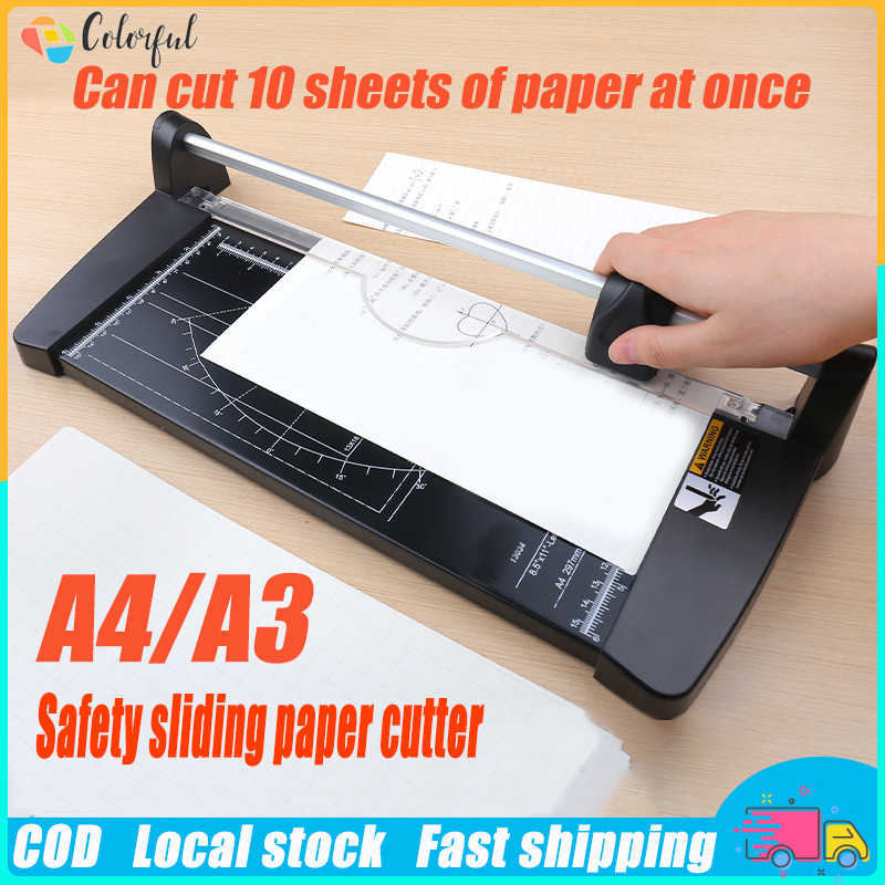 Heavy Duty Sliding Paper Cutter Metal Base Paper Trimmer For Photo ...