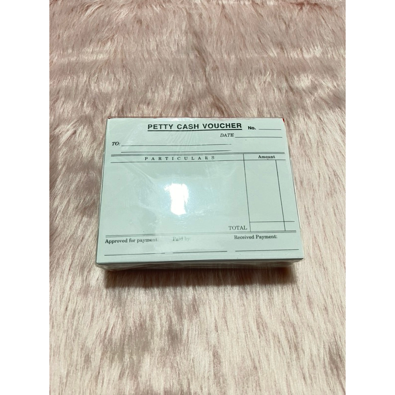 Petty Cash Voucher Pad (10 Pads) | Shopee Philippines