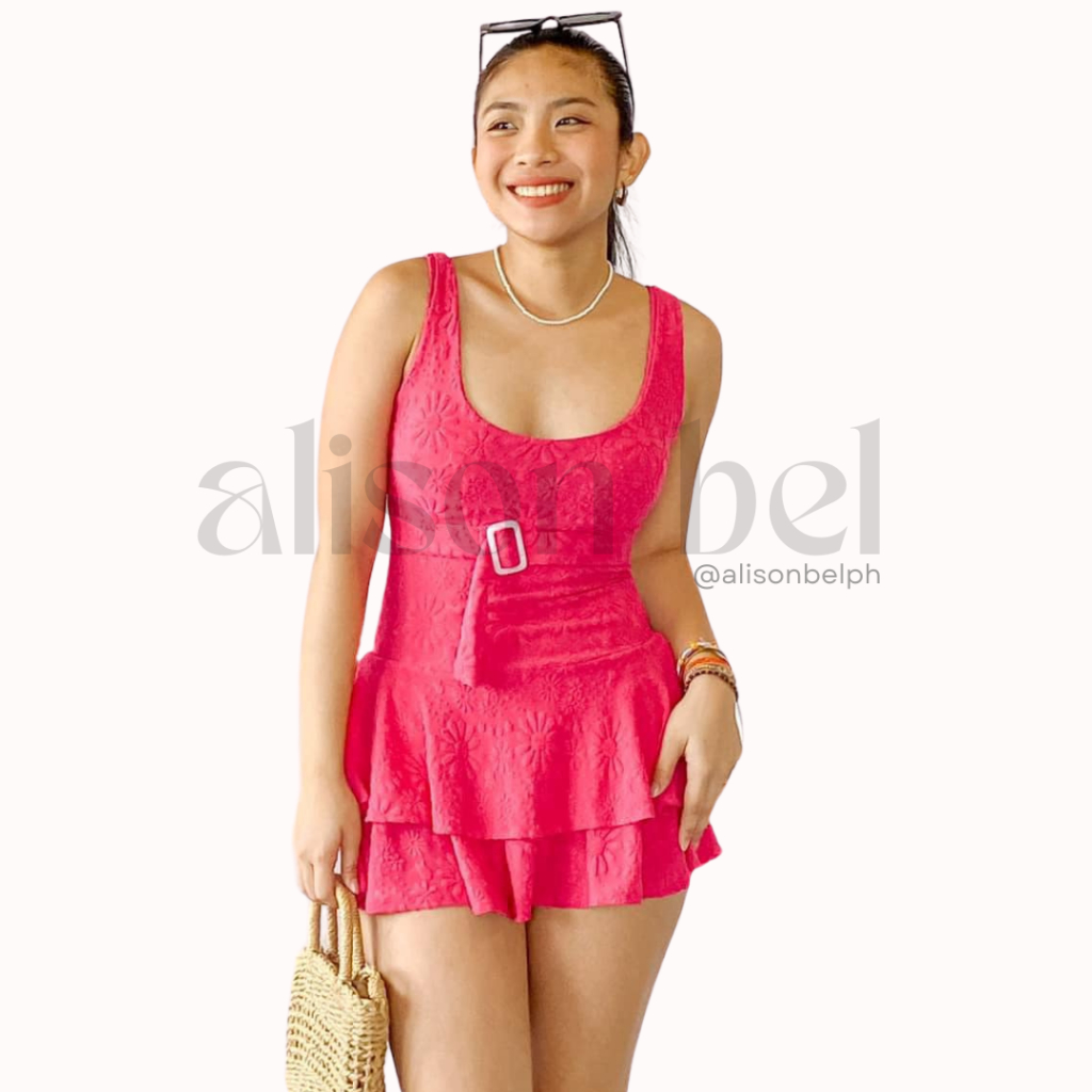 ALISON BEL: Praia One Piece Swimsuit in Regular | Shopee Philippines