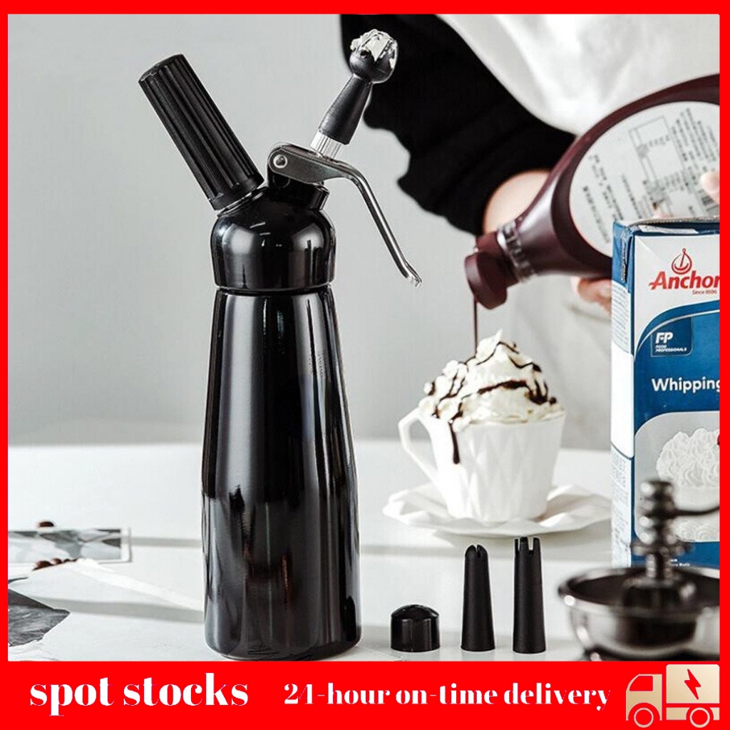 500ML/1L Whipped Cream Dispenser Aluminum Dessert Butter Dispenser whip ...