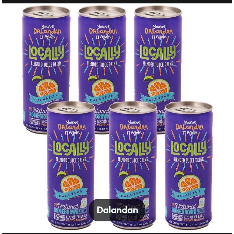 Locally Natural Homegrown Fruit, Blended Juice Drink - Dalandan Flavor ...