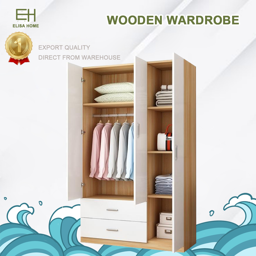 （COD）Multi functional wardrobe with drawers, economy bedroom, living ...