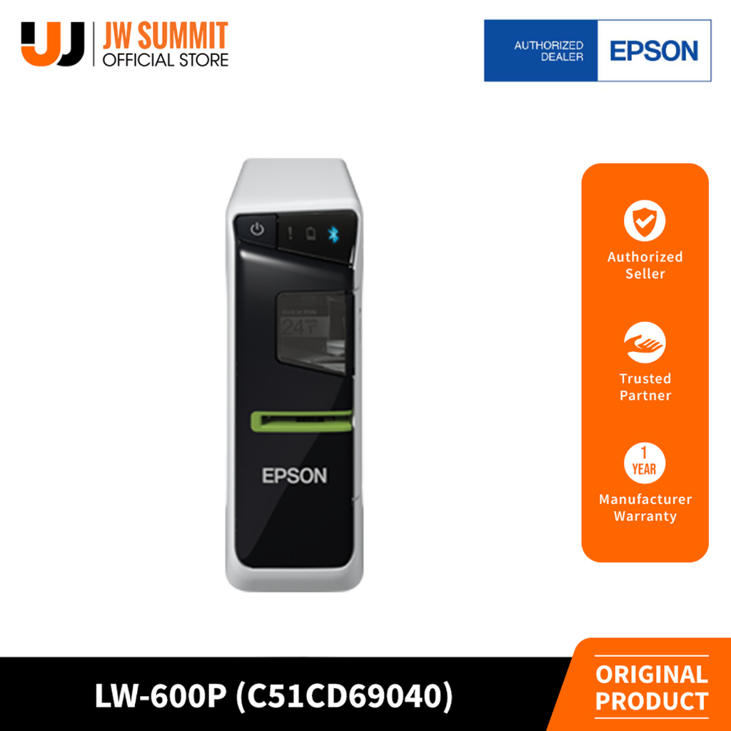 Epson LabelWorks LW-600P Bluetooth PC-Connectable Label Printer ...