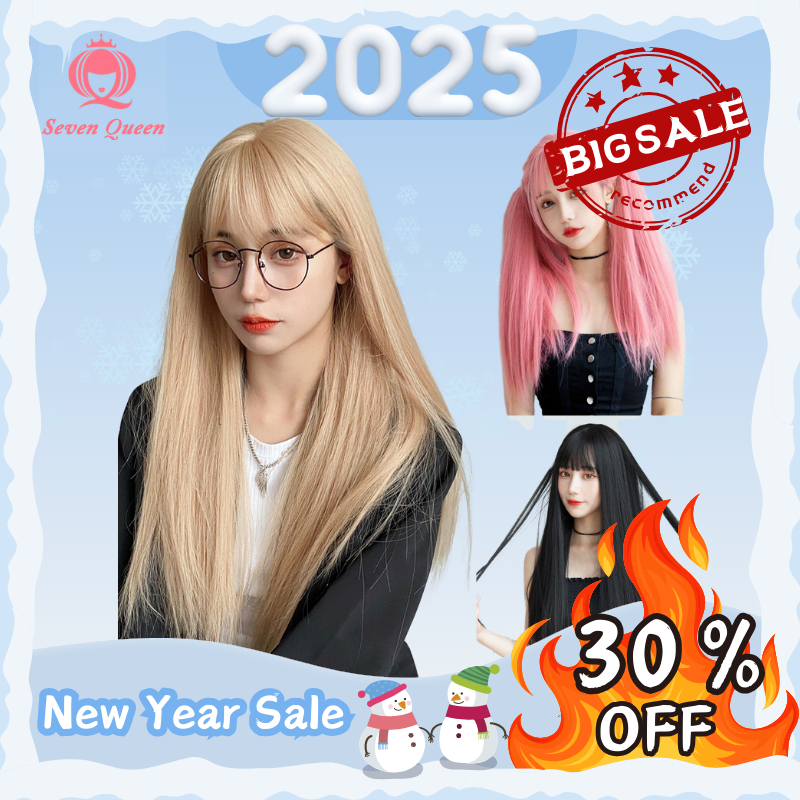 ''Aurora'' Blonde wig female long straight hair cos hairstyle full ...