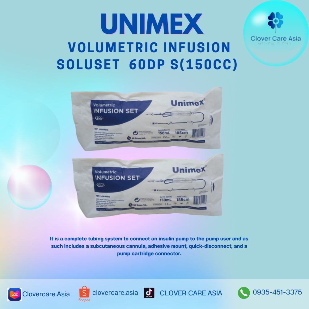 UNIMEX Infusion Set/ IV Set Macro / Adult (per pcs) | Shopee Philippines