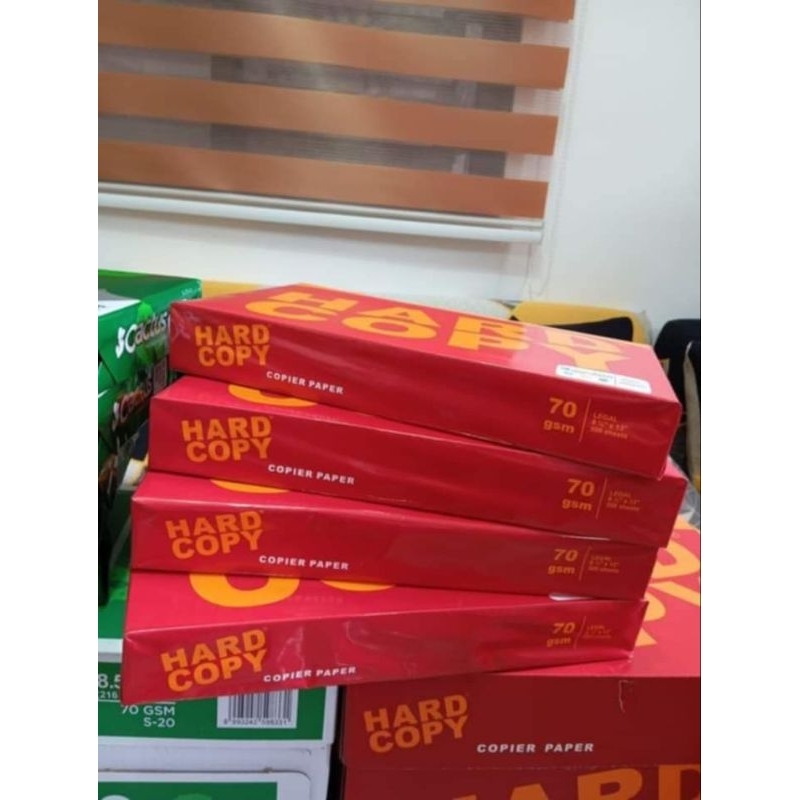HARD COPY Authentic 100 % BOND PAPER SHORT A4 LONG Substance 20 | 70GSM ...