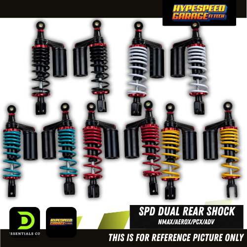 SPD Dual Rear Shock for Nmax/Aerox/Pcx/Adv 300mm - High Performance ...