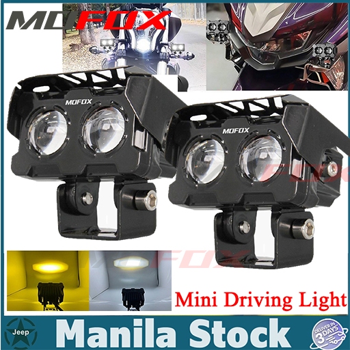 MOFOX B2 Laser Gun MDL Mini Driving Light Dual Color Hi/Lo Auxiliary ...