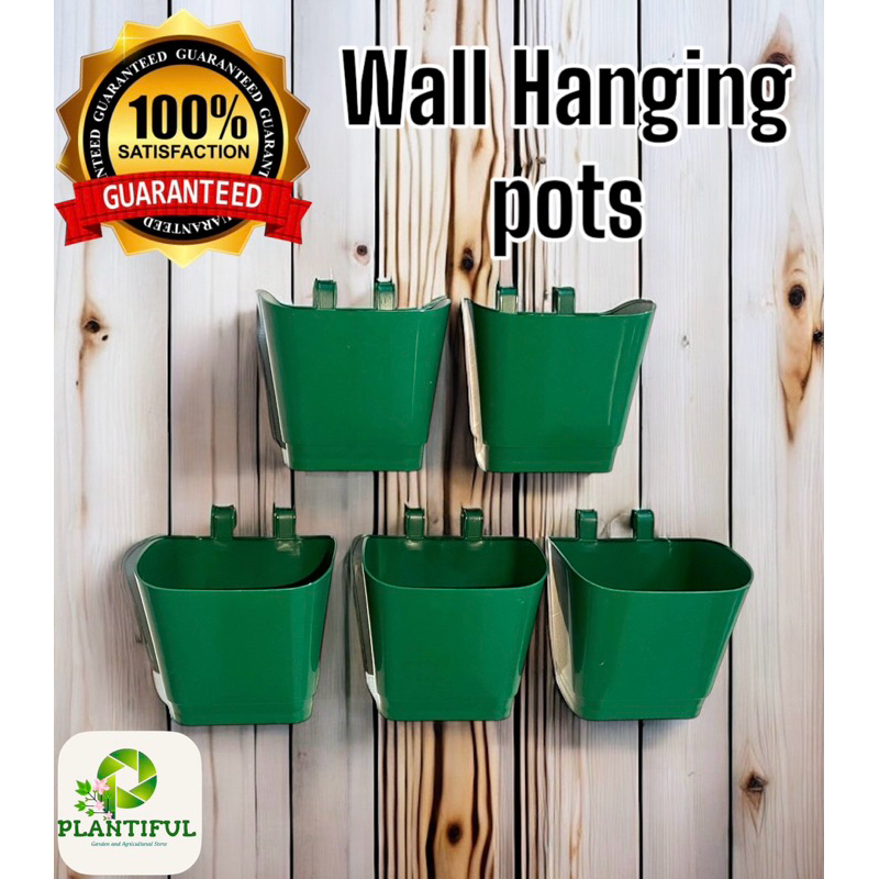 5pcs Wall Hanging Pots | Vertical Planting| Best for your Hanging pots ...
