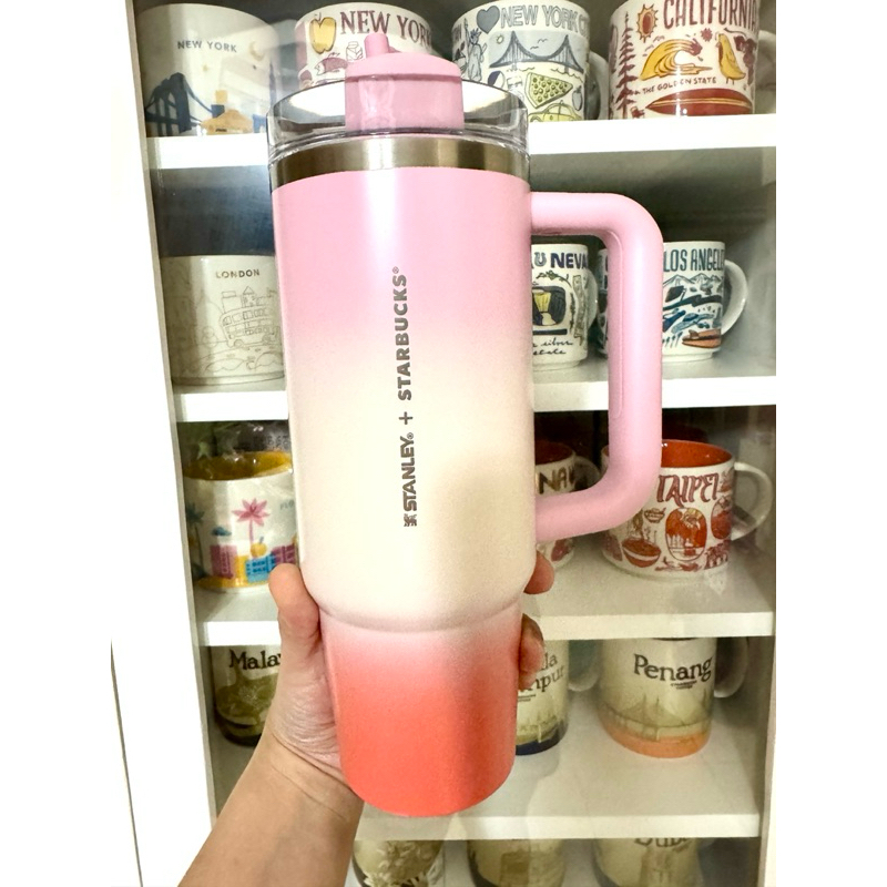 New 2025! Starbucks x Stanley Cold Cup 30oz Pink Gradient 2025 Zodiac ...