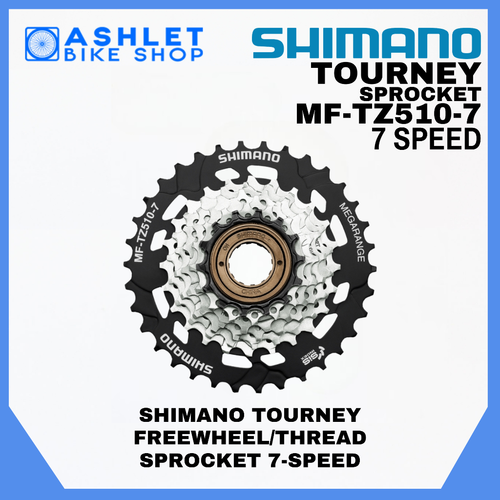 ORIGINAL SHIMANO TOURNEY SPROCKET FREEWHEEL THREAD TYPE 7-SPEED 14-34T ...