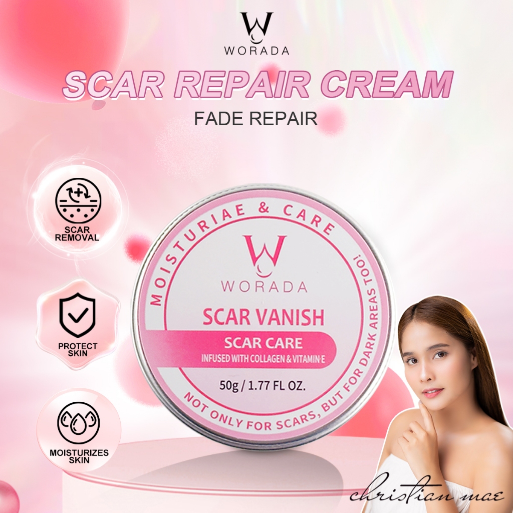 WORADA Scar-minator Scar Remover Body Care Lotion Moisturizing Diminish ...