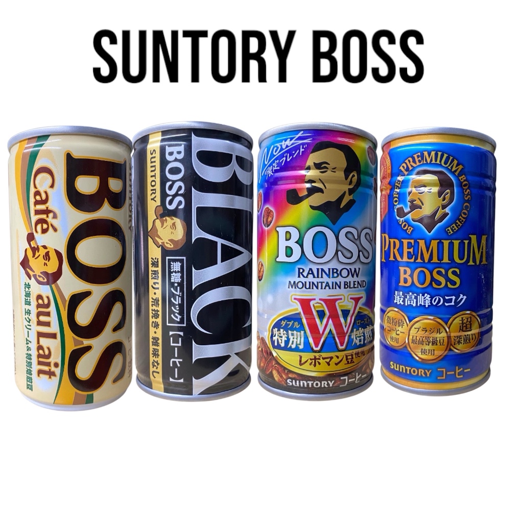 CMH JAPAN Suntory Boss Coffee in Can 185g | Shopee Philippines