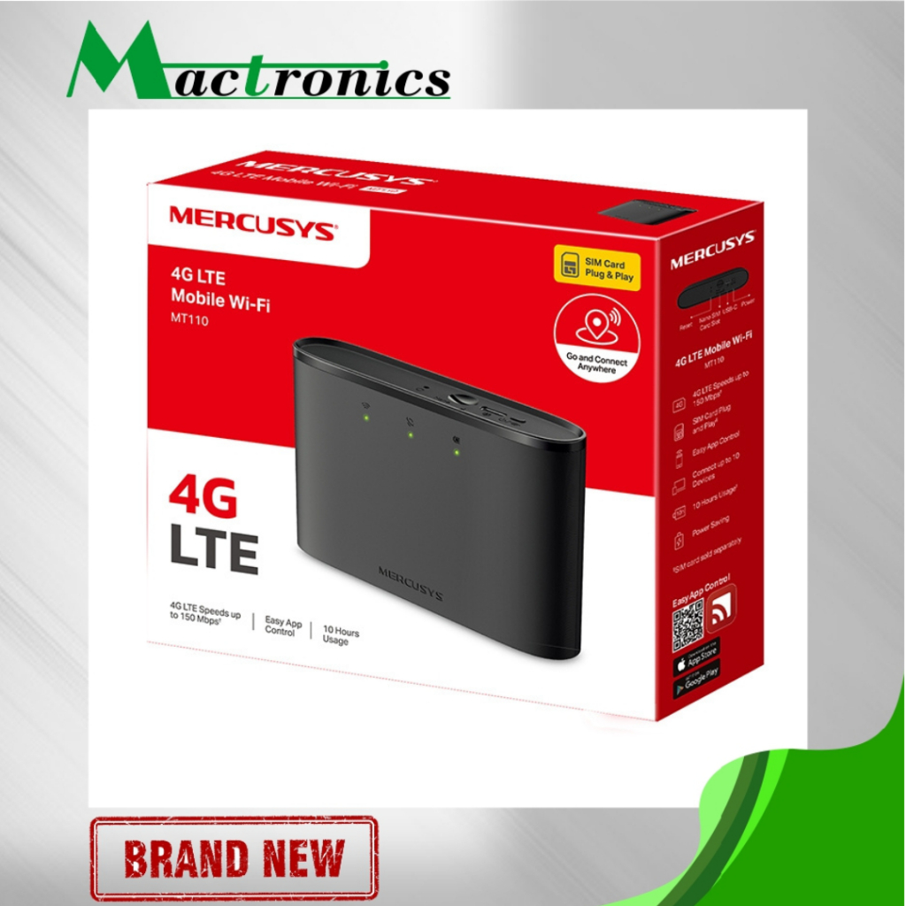 MERCUSYS | MT110 | Openline 4G LTE Up to 150 Mbps 2200 mAh up to 10 ...