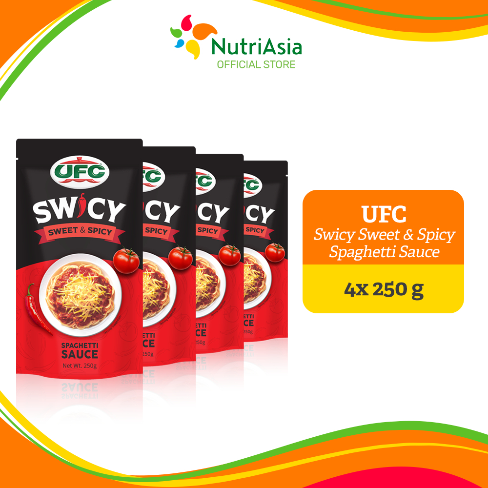 UFC Swicy Sweet and Spicy Spaghetti Sauce 250g Bundle of 4 | Shopee ...