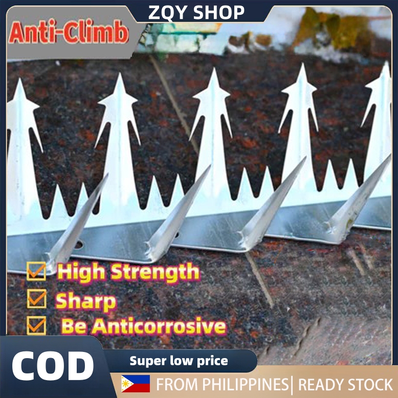 Anti-Climb Wall Spikes fence hot-dipped Galvanized Sharp Wall Spikes ...