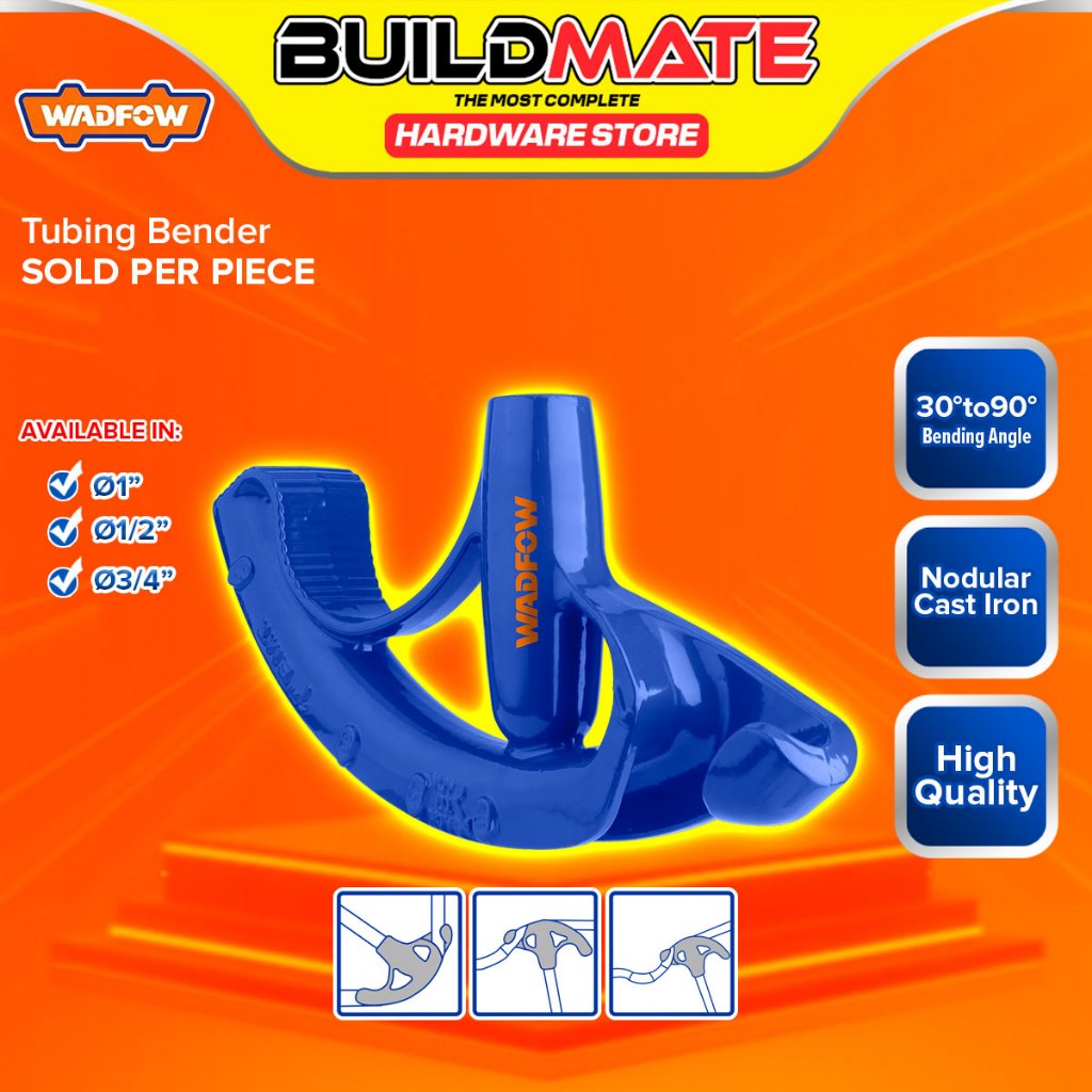 BUILDMATE Wadfow Tubing Bender 1/2" - 1" Inch Bendable Portable Manual ...