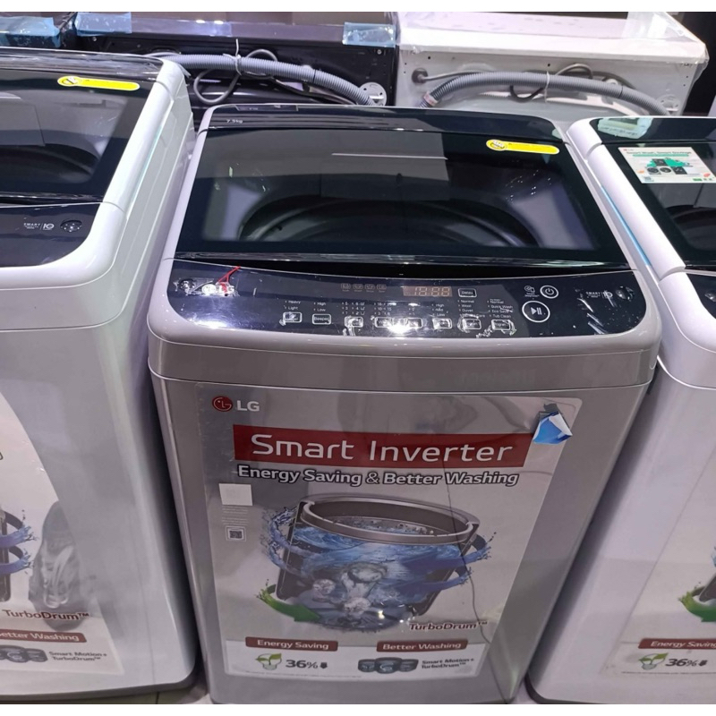 New LG SMART INVERTER WASHING MACHINE Topload 75kg | Shopee Philippines