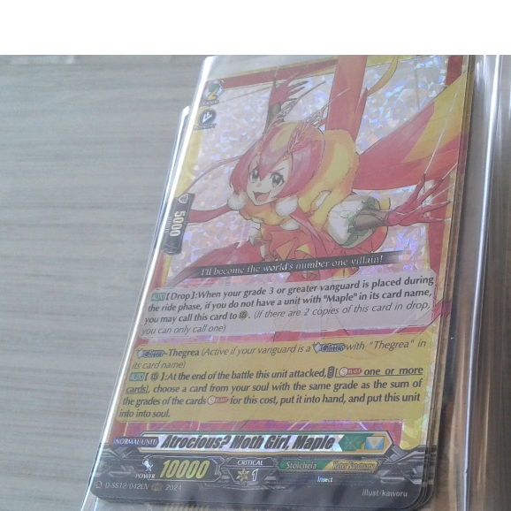FOIL ATROCIOUS MOTH GIRL MAPLE VANGUARD CARD RARE TCG KETER ONE PIECE ...