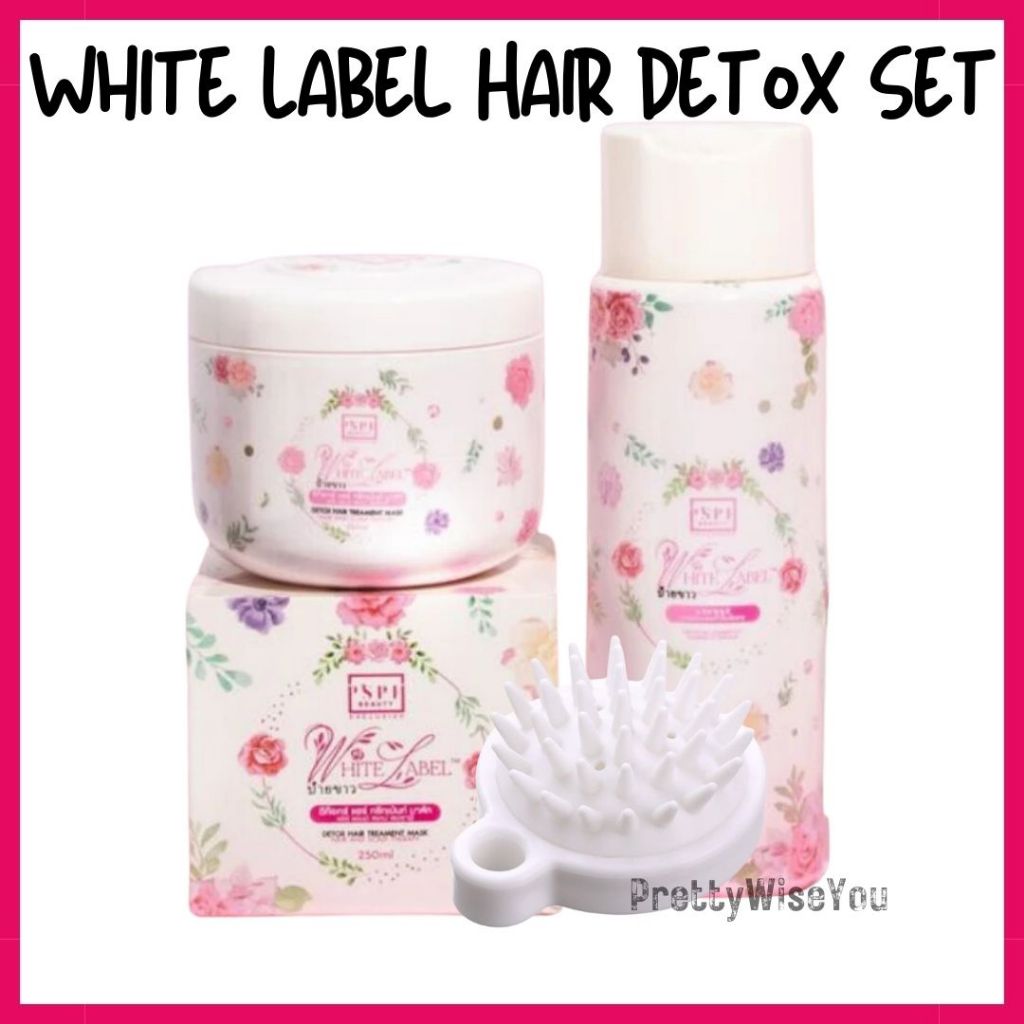 White Label Hair Detox Treatment + Mousse Shampoo Pair Duo Set by PSPH ...