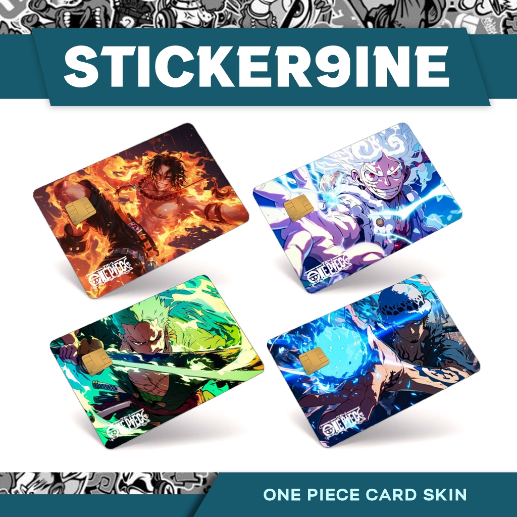 One Piece Luffy Debit Card / Credit Card / Beep Card Skin Sticker ...