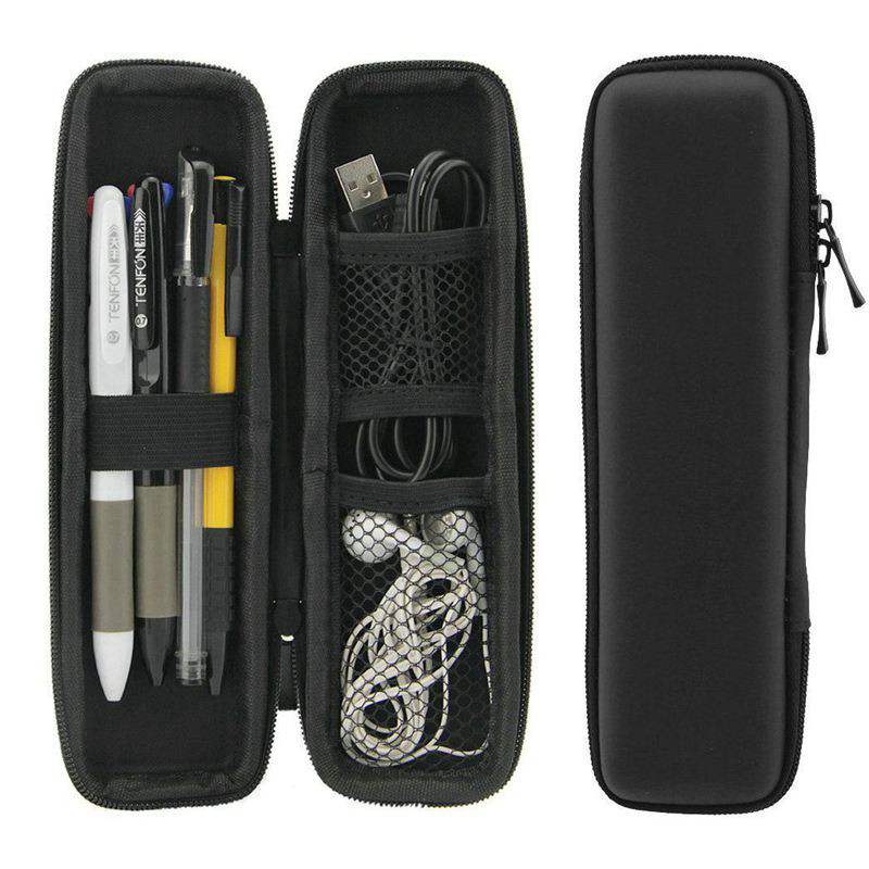 Black EVA Hard Shell Pen Case EVA Waterproof Pencil Carrying Case ...