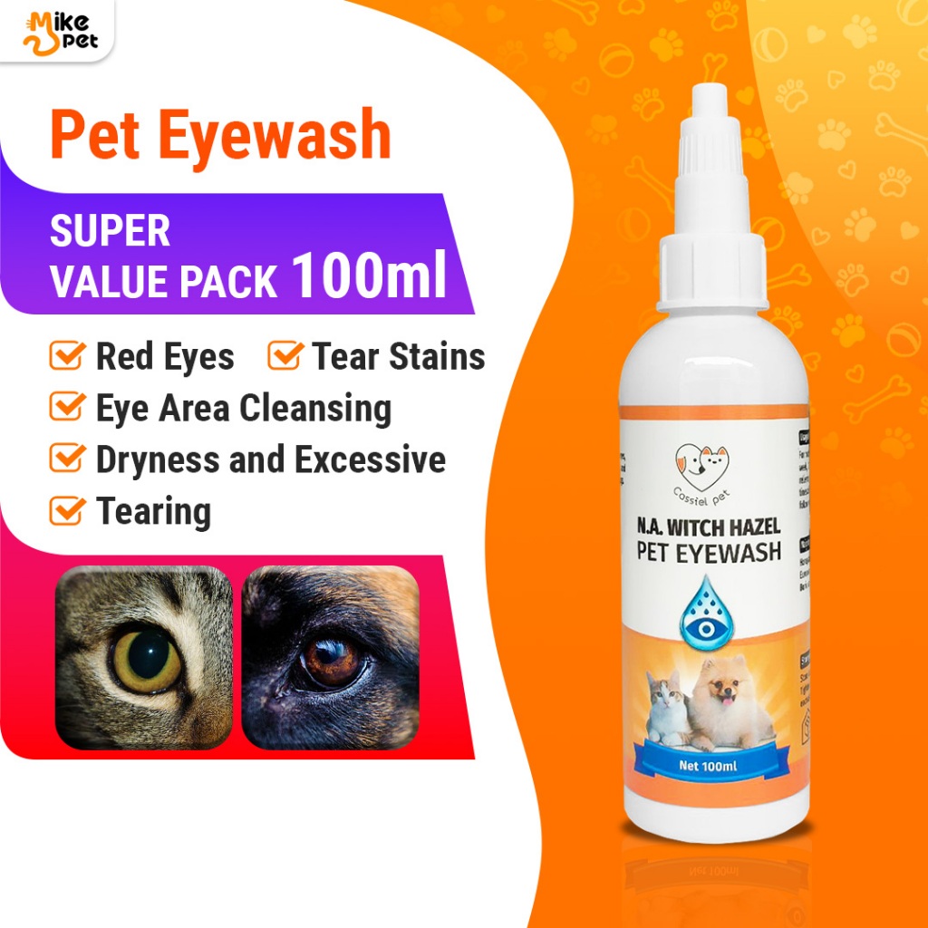 Cassiel Pet Eye Cleaner Drops For Eye Infection Red Eyes Tear Stains ...