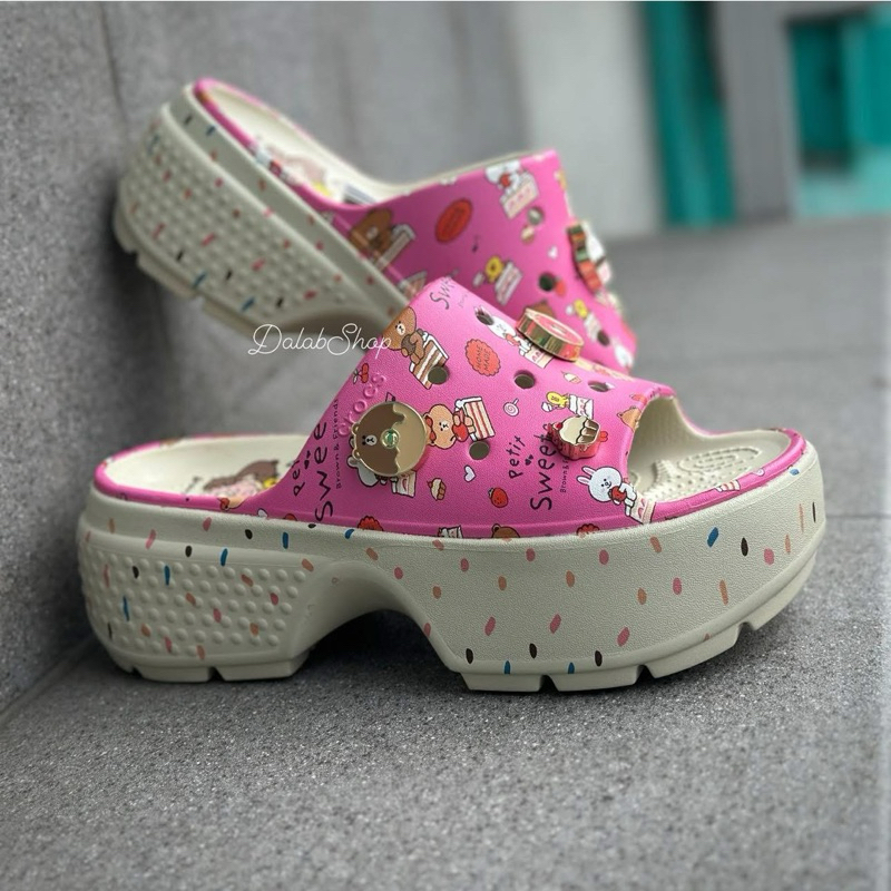 Original Crocs Line Friends Stomp Slide | Shopee Philippines